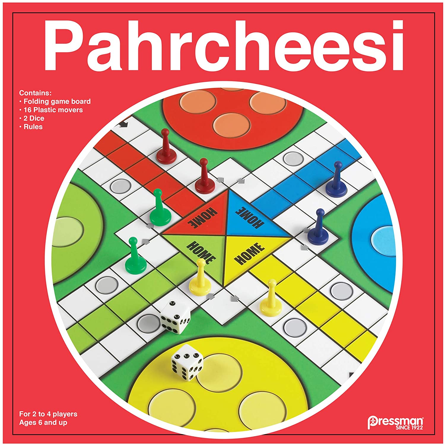 Parcheesi: Red Box | Shop Queen & Rook Game Game Cafe